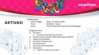 CONTOH PRESENTASI EVENT PESTA RAKYAT SMARTFREN EDIT.pptx