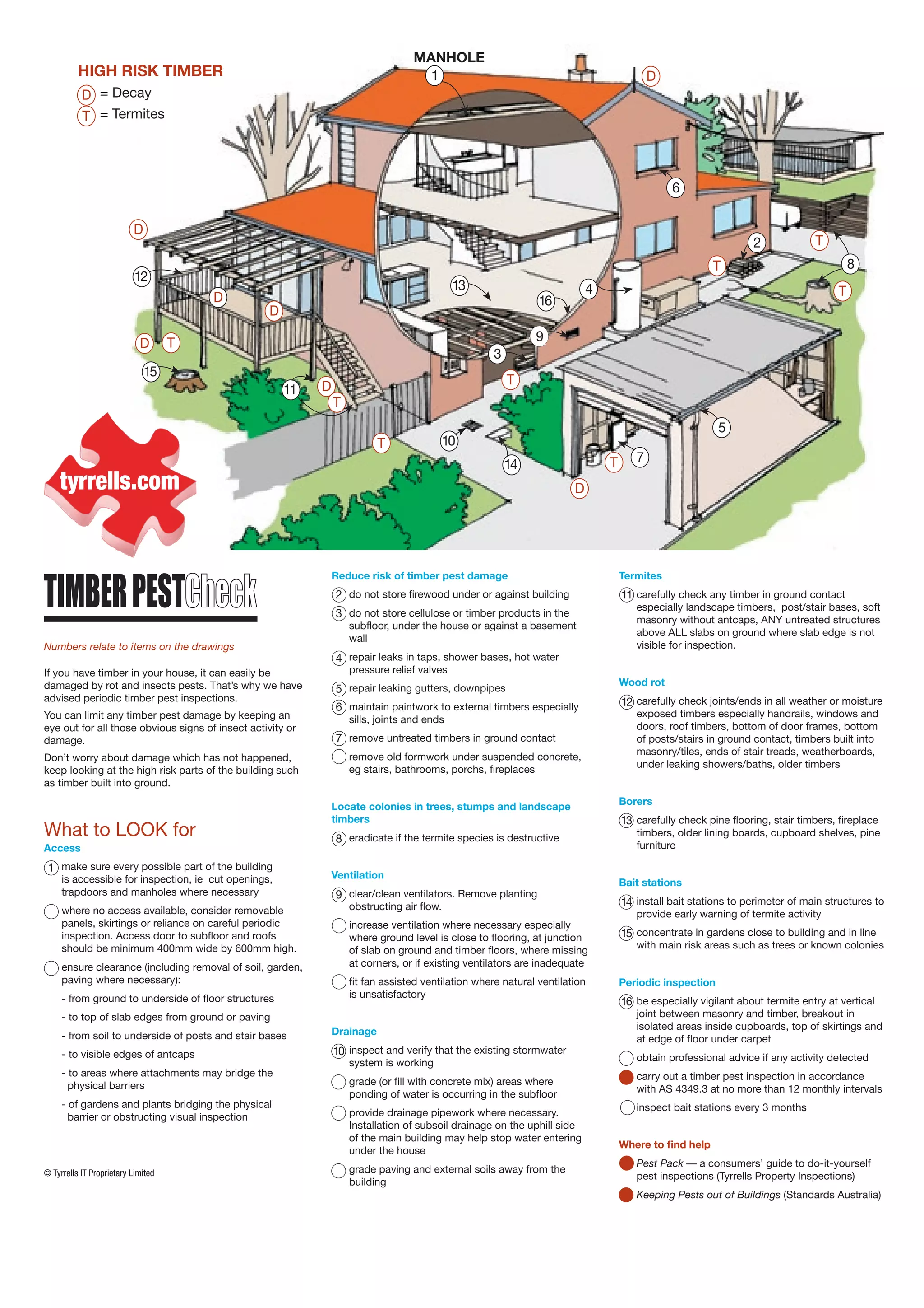 TImber and pest check infographic | PDF
