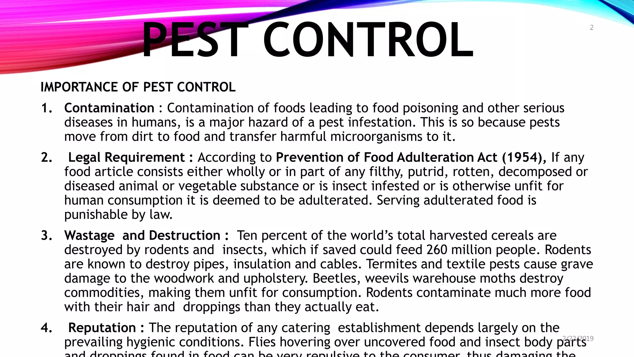 Pest control | PPTX