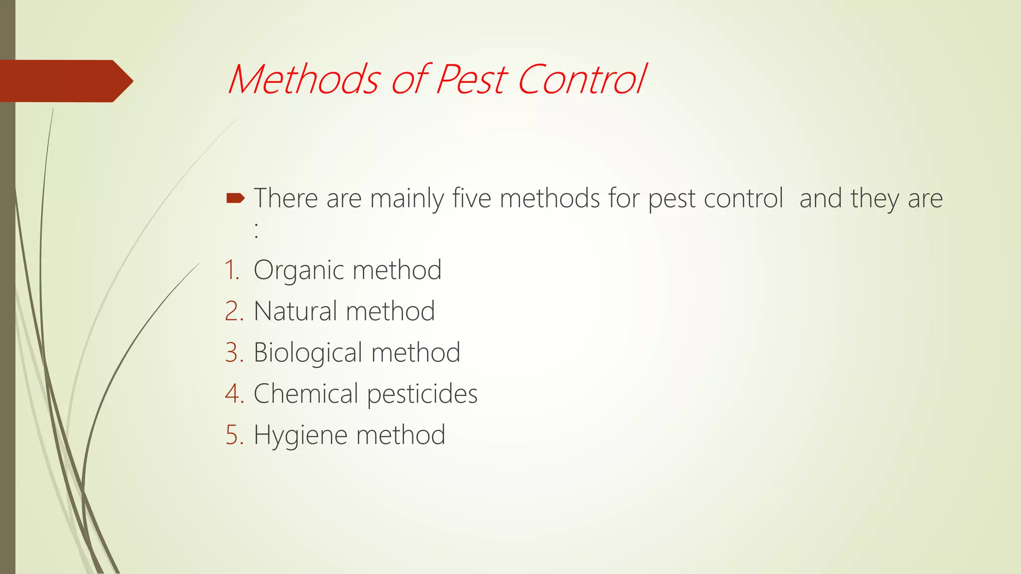 Pest control | PPT