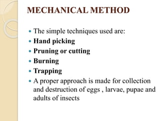 TYPES OF PEST CONTROL AND METHODS OF PEST CONTROL.pptx