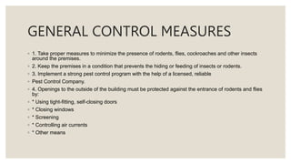 PEST CONTROL.pptx HOUSEKEEPING AND SERVICES | PPTX