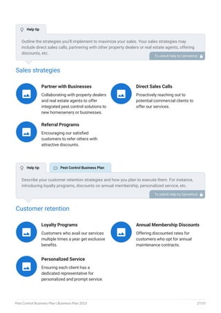 pest control business plan example template | PDF