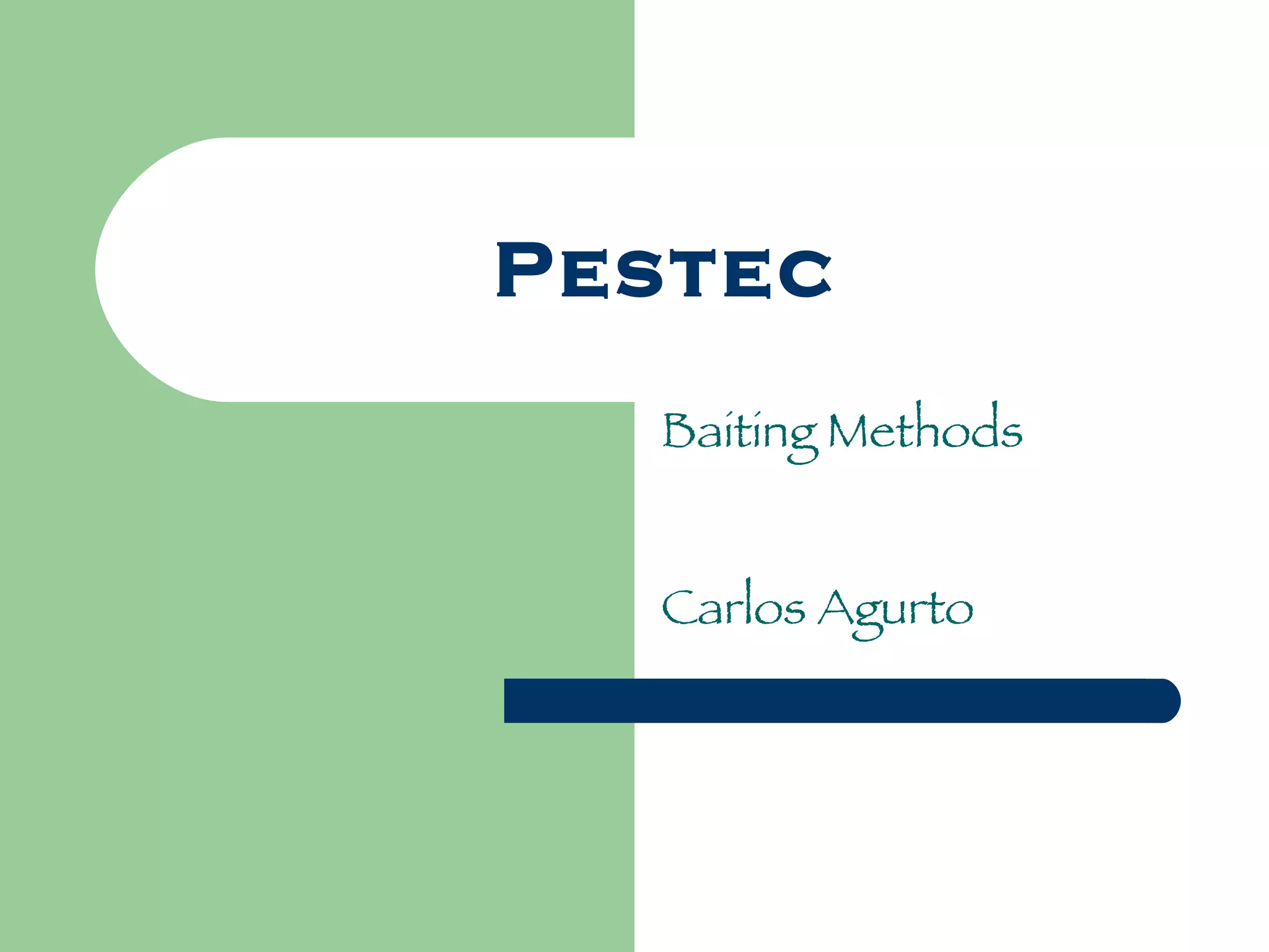 Pestec Ant baiting | PPT