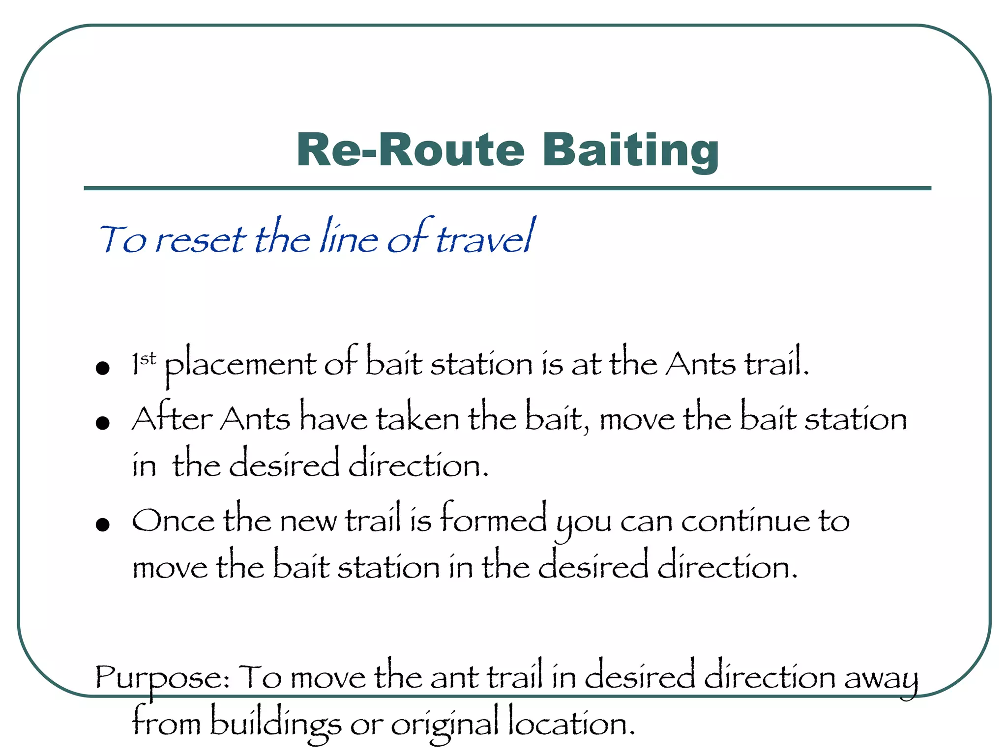 Pestec Ant baiting | PPT