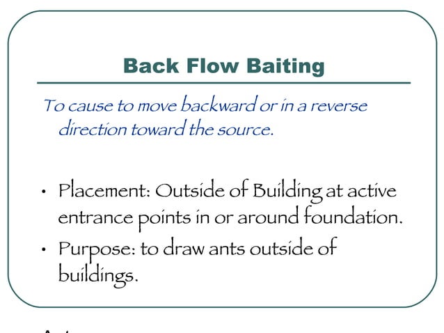 Pestec Ant baiting | PPT