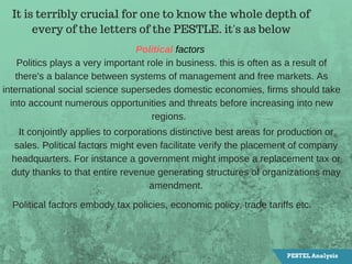 PESTEL Analysis | PDF