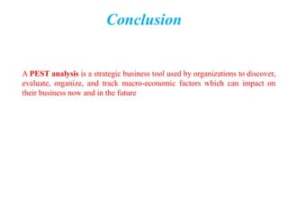 Pestel analyis | PPTX