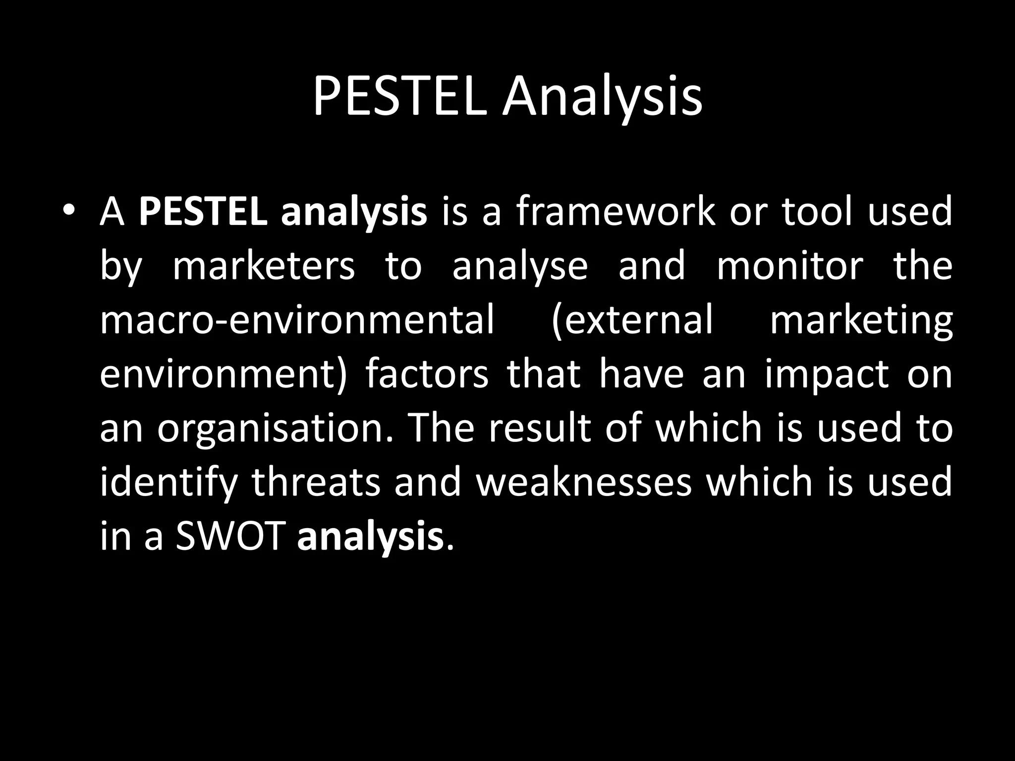 PESTEL Analysis - Manu Melwin Joy - School of Management Studies ...