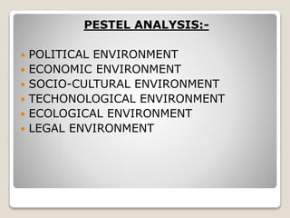 Pestel analysis | PPTX