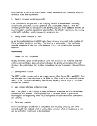 Pestel analysis of bmw | DOCX