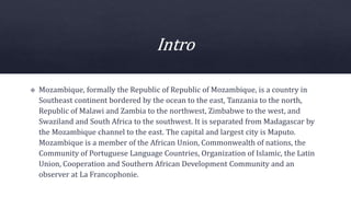 Pestel and electricity market analysis mozambique | PPTX