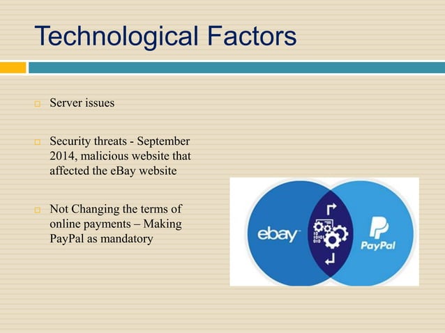 PESTEL and SWOT analysis for e bay | PPT