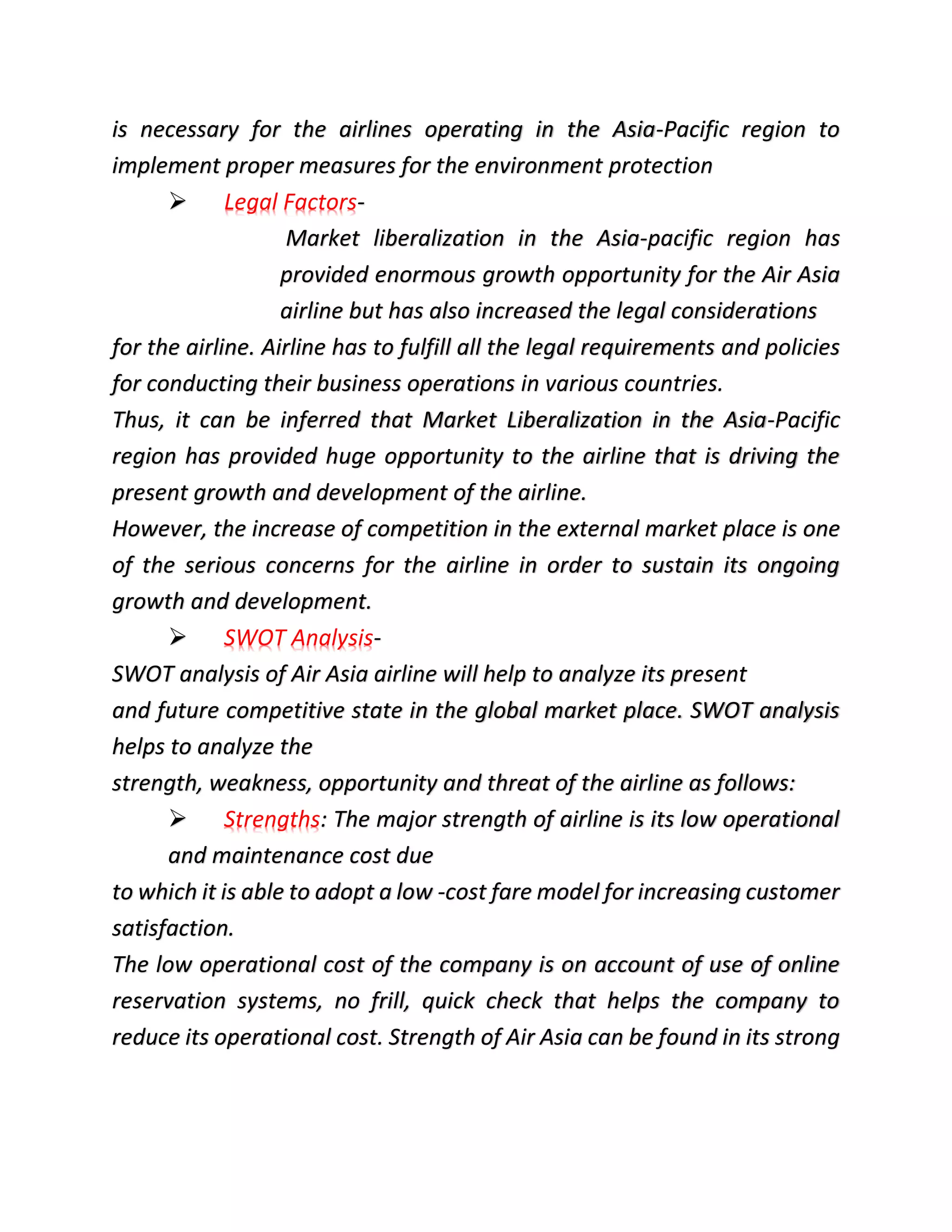 Pestel and SWOT Analysis on Air Asia.pdf