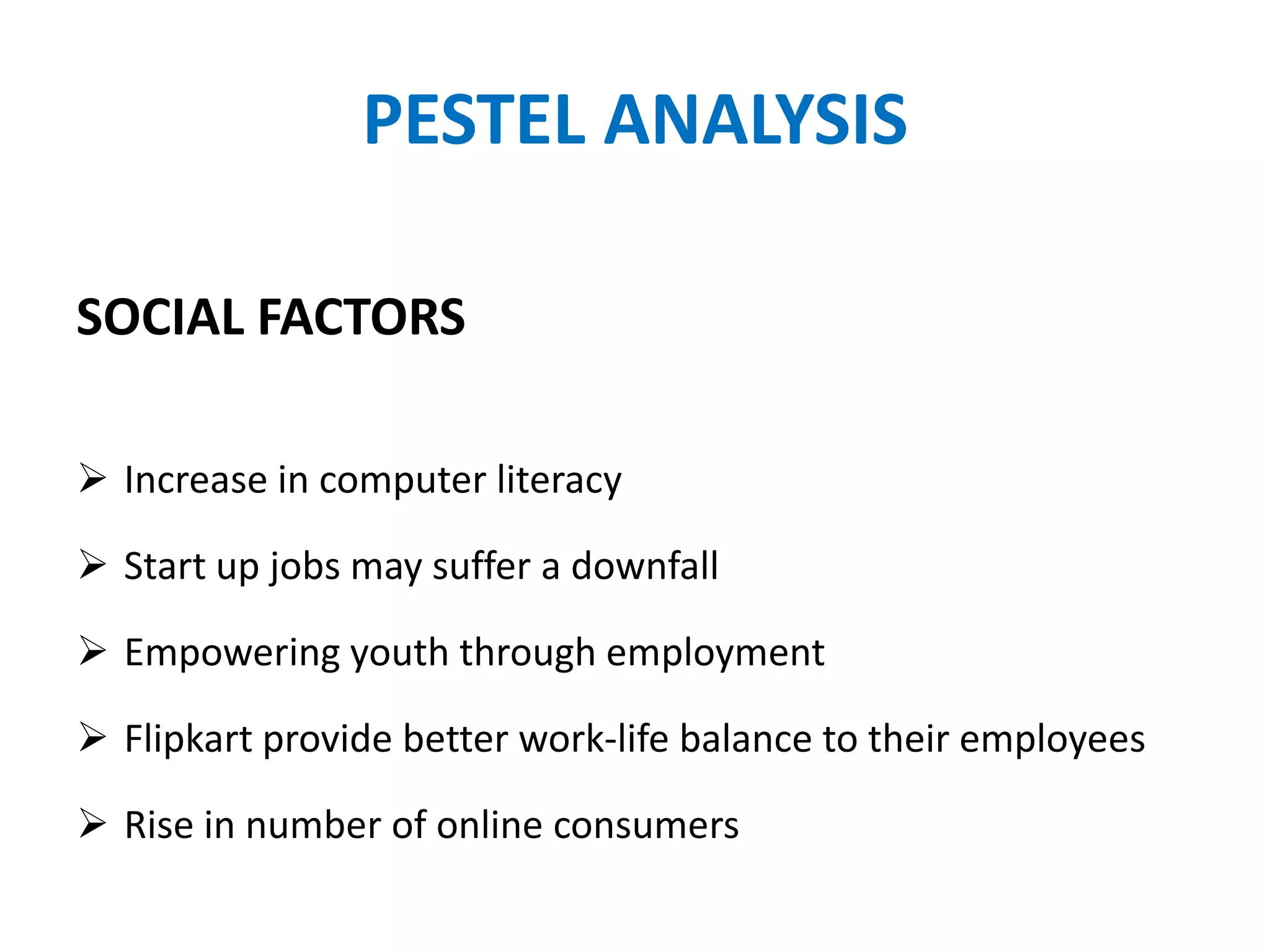 Pestel and swot of flipkart | PPTX