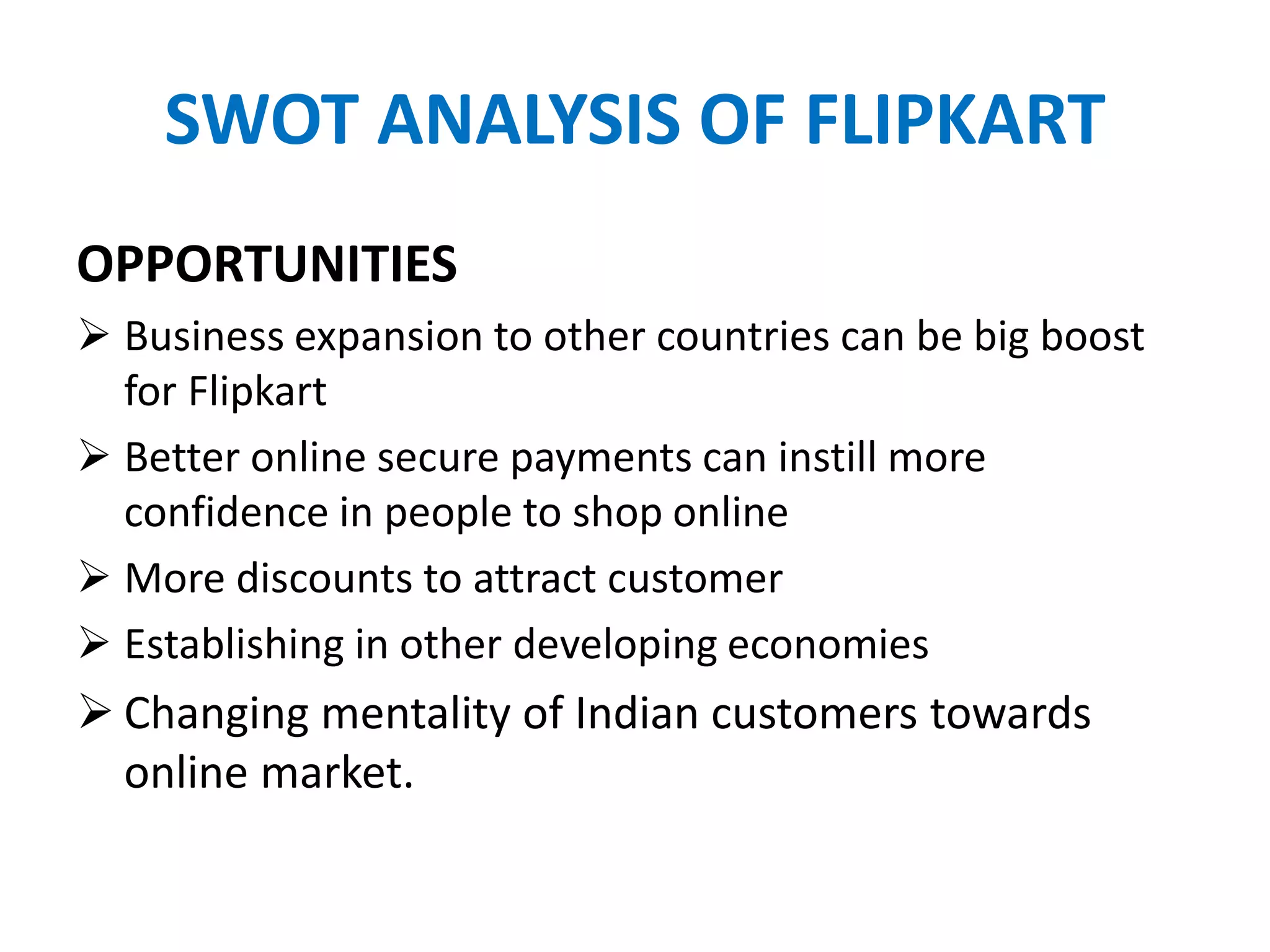 Pestel and swot of flipkart | PPTX