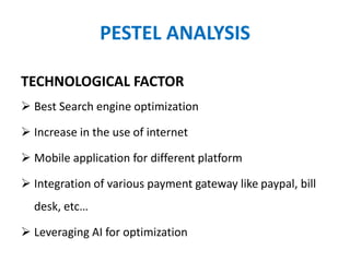Pestel and swot of flipkart | PPTX