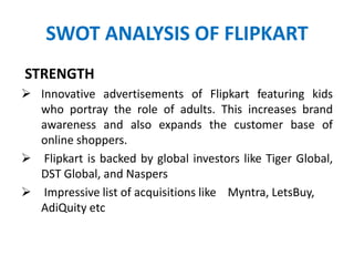 Pestel and swot of flipkart | PPTX
