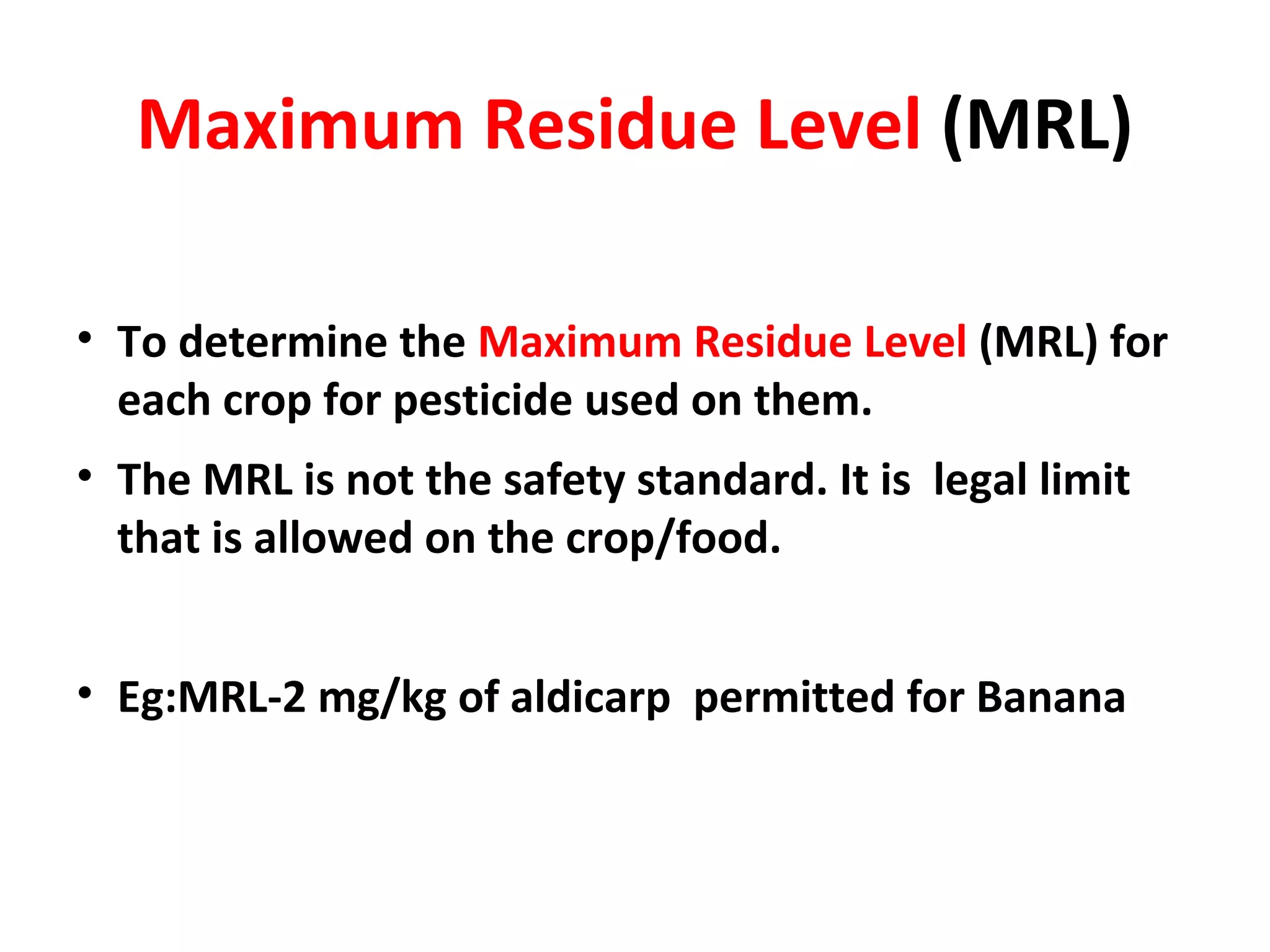 Safe Use Of Pesticide | PPT
