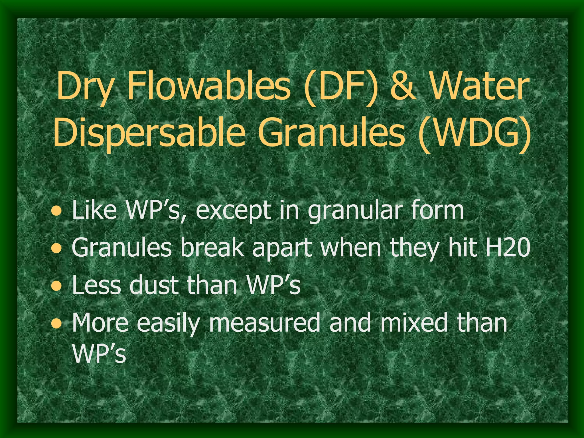 Pesticide Formulations Course 02441 13.3 | PPT