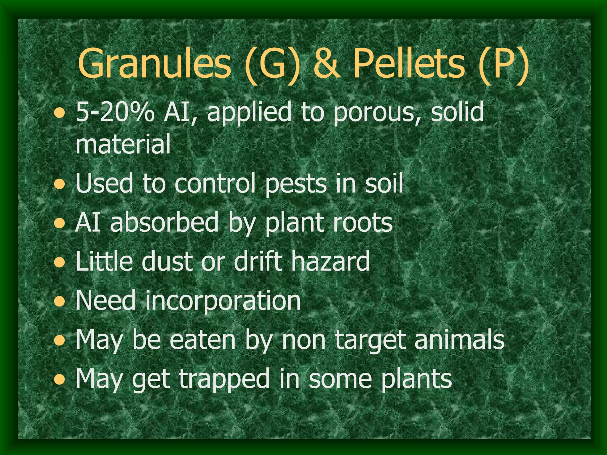 Pesticide Formulations Course 02441 13.3 | PPT