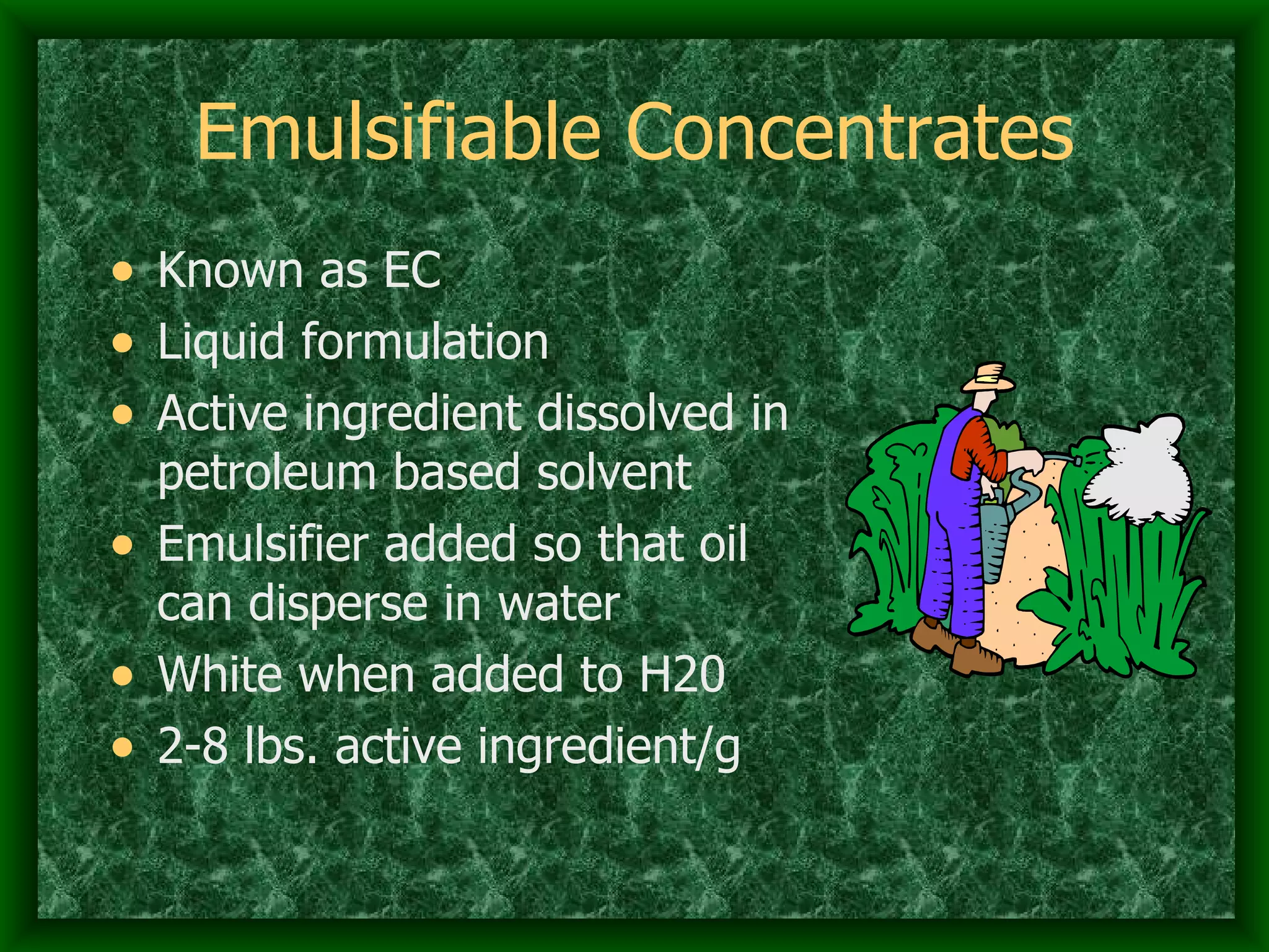 Pesticide Formulations Course 02441 13.3 | PPT