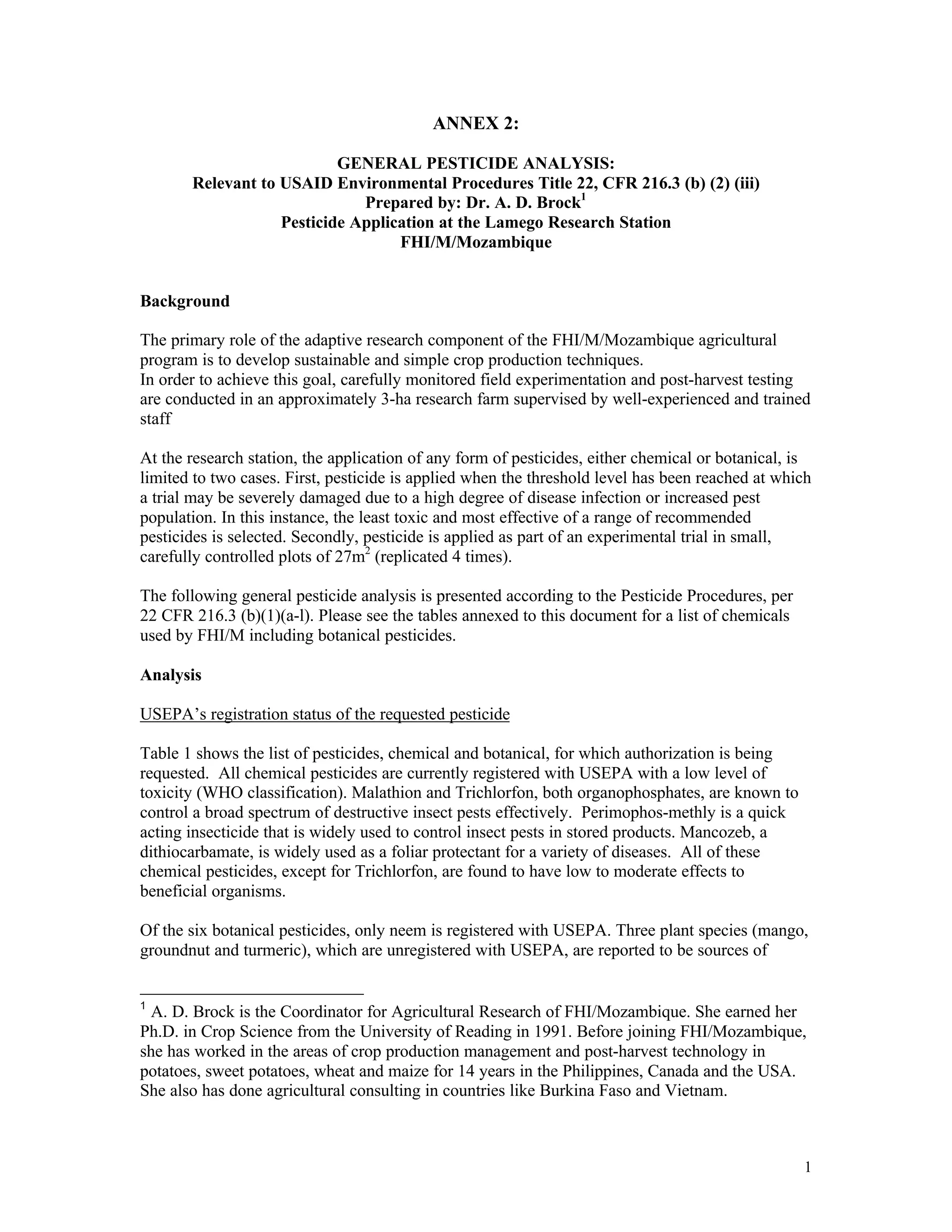 Pesticideanalysis | PDF