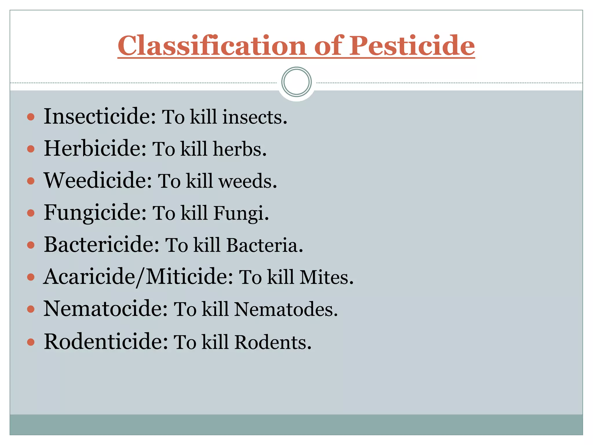 Pesticides and their application methods | PPTX