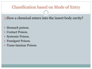 Pesticides and their application methods | PPTX