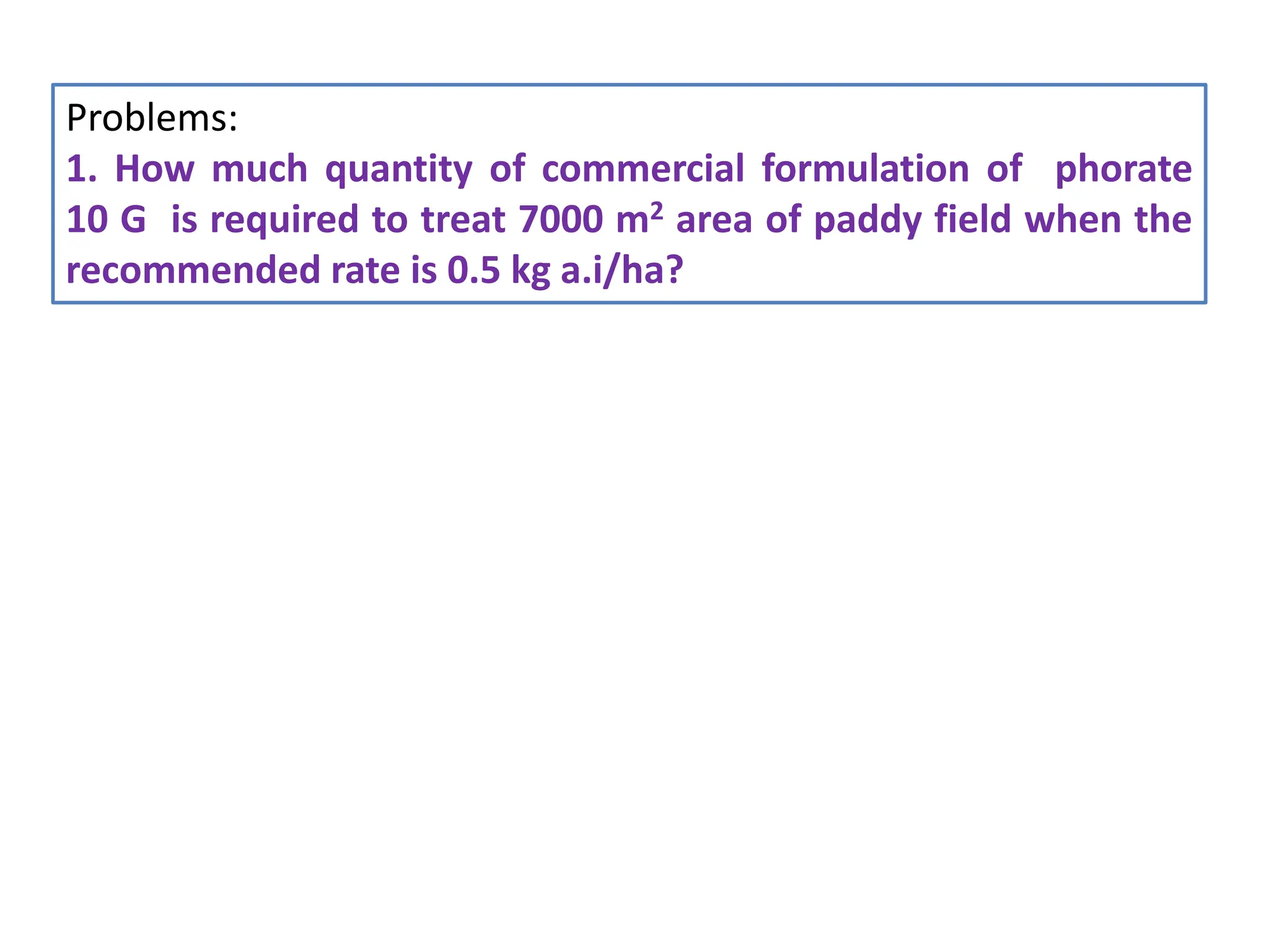 pesticide calculation and the methods to handle them | PPTX