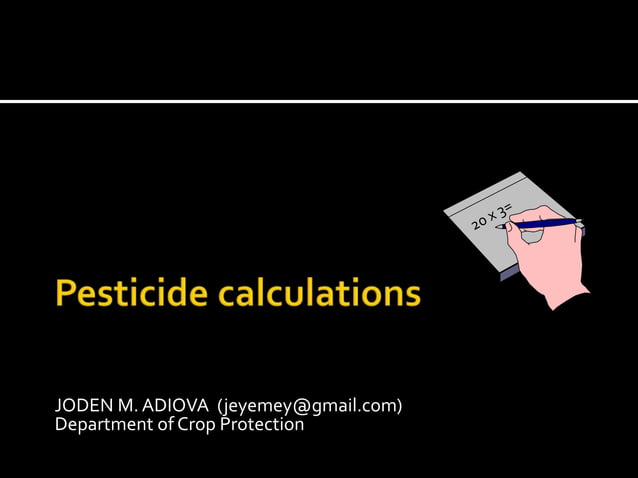 Pesticide Calculation Review 2013 post.pptx