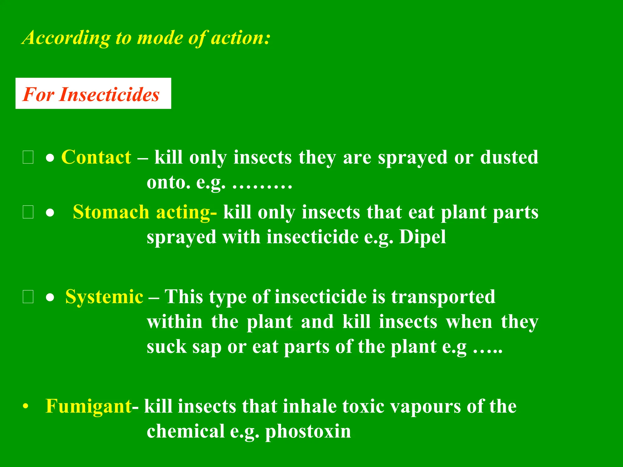 pesticide_classification including herbicides | PDF