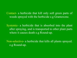 pesticide_classification including herbicides | PPT