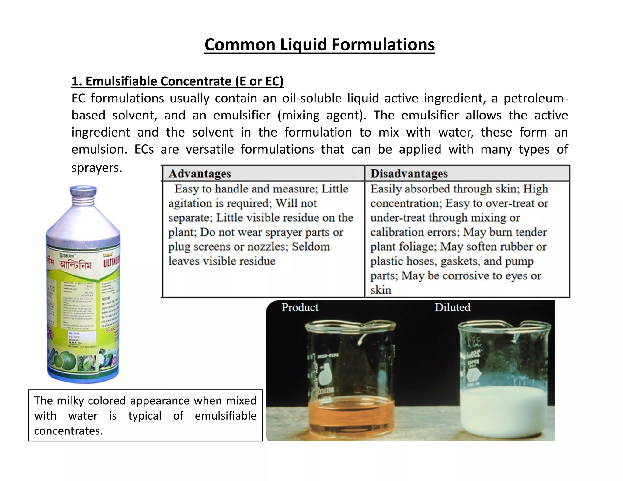 Pesticide formulation | PDF