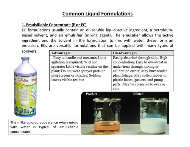 Pesticide formulation | PDF | Chemistry | Science