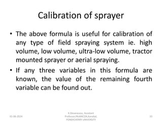 pesticide formulations and calculation of the doses | PPT