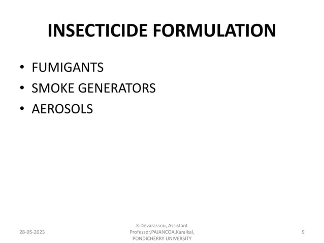 Pesticide formulation and calculation.ppt | Gardening | Home & Garden