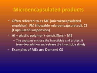 Pesticide formulations | PPT