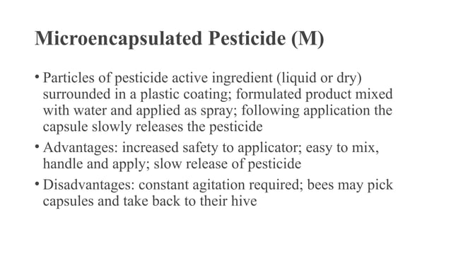 The Different Pesticide formulations and Brief information | PPT