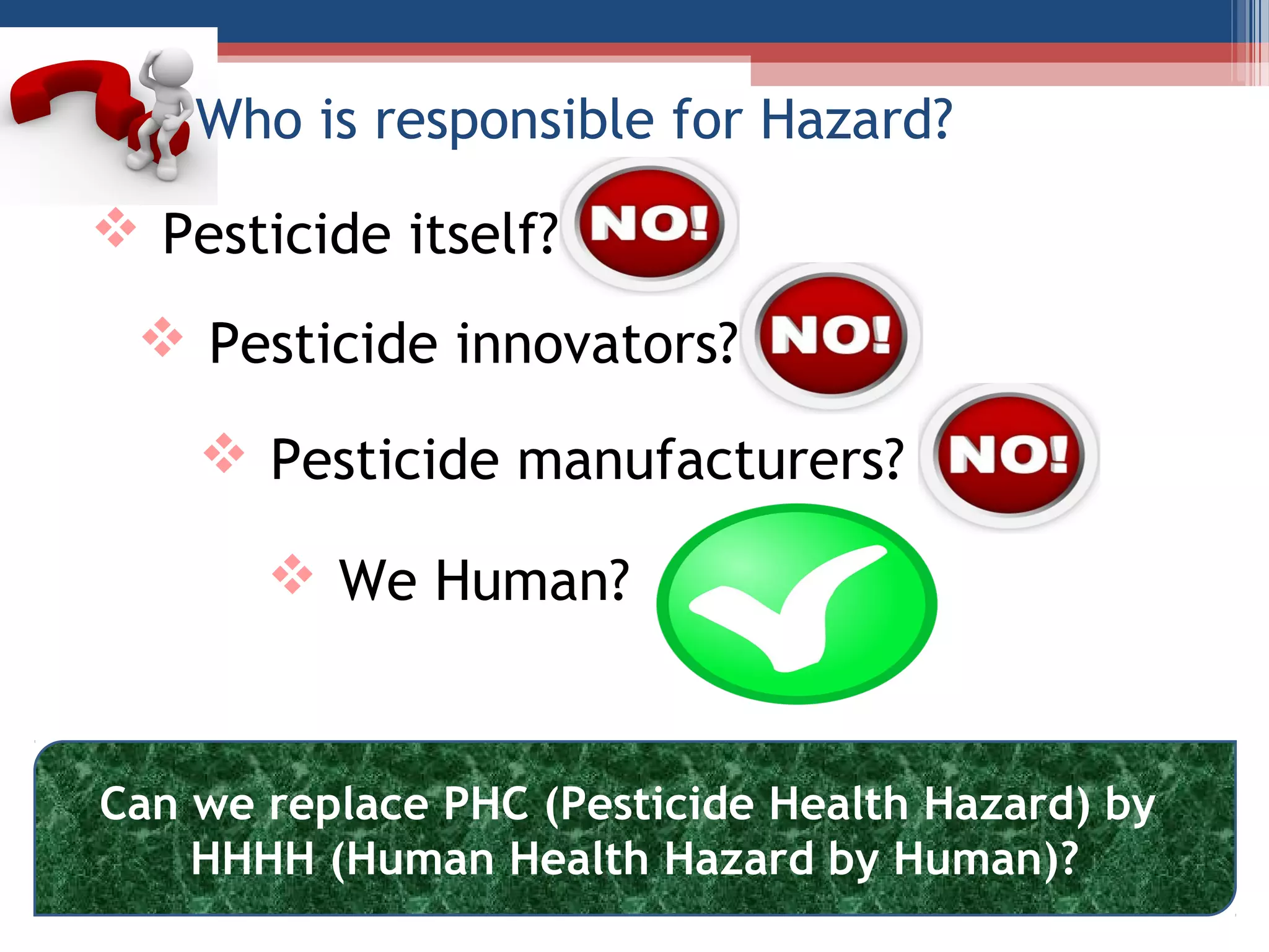 Pesticide & Health hazards in Bangladesh | PPT