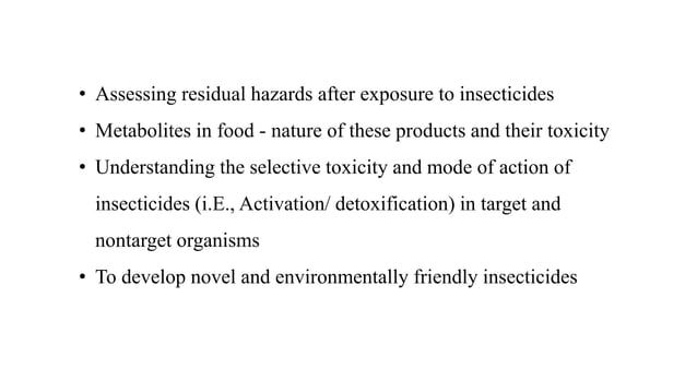 Insecticide metabolism: Phases and examples | PPTX