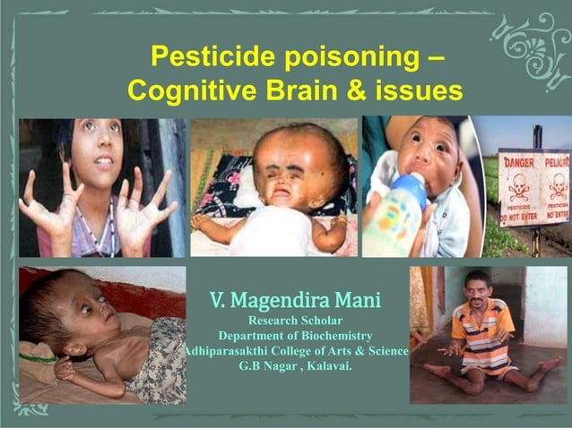 Pesticide poisoning cognitive brain and issues | PPTX | Brain and ...
