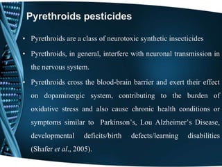 Pesticide poisoning cognitive brain and issues | PPTX | Brain and ...