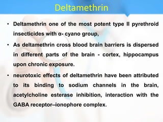 Pesticide poisoning cognitive brain and issues | PPTX | Brain and ...