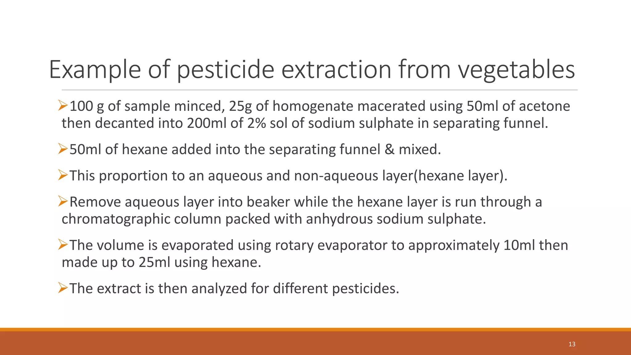 Pesticide residue | PPTX