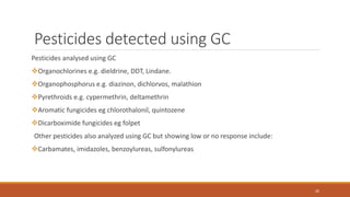 Pesticide residue | PPTX