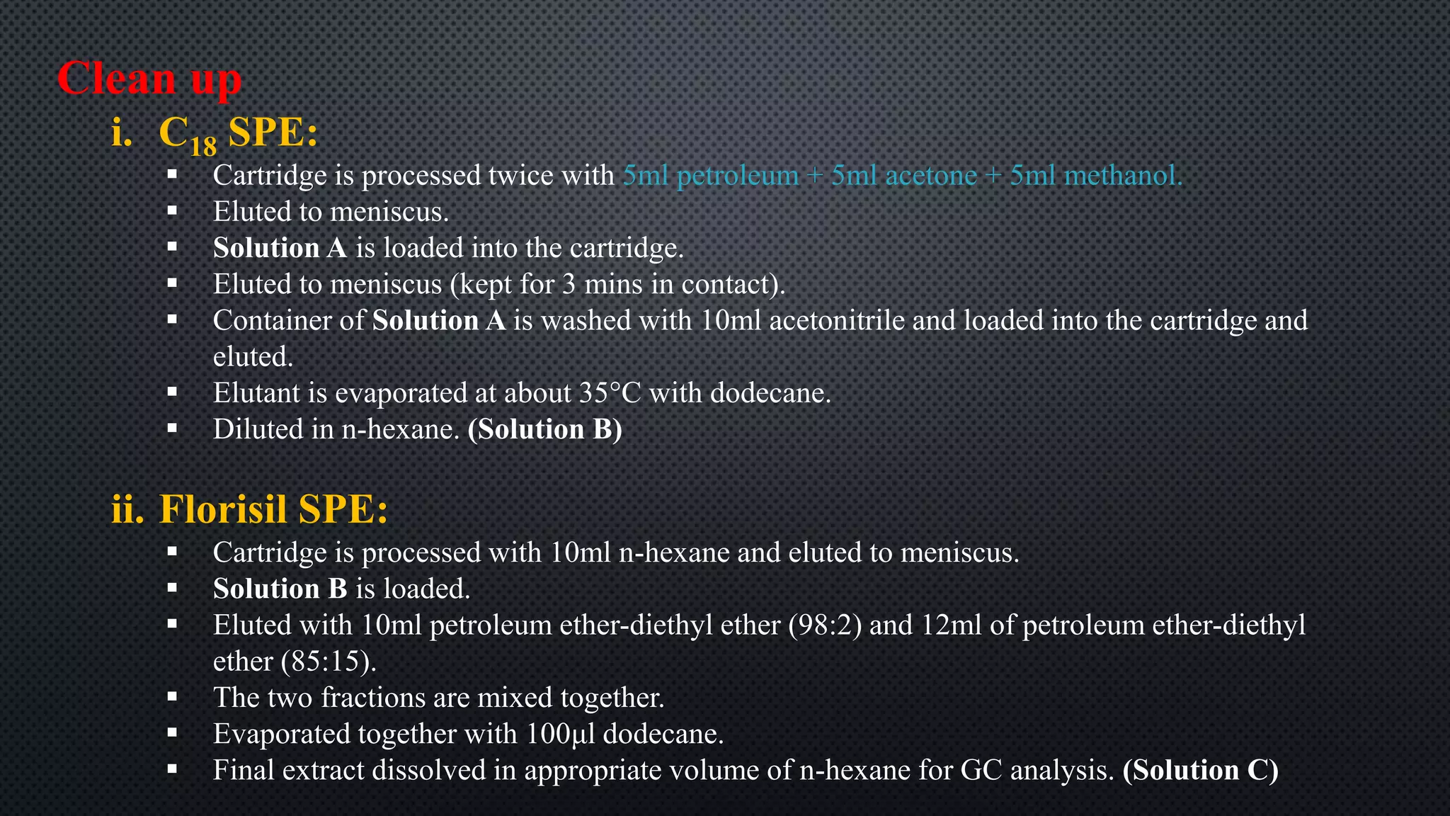 Pesticide residue analysis | PPTX