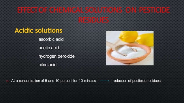 Pesticide residue analysis | PPTX | Agriculture | Industries