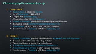 Pesticide residue analysis | PPTX