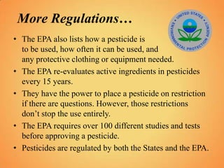 Pesticides | PPTX